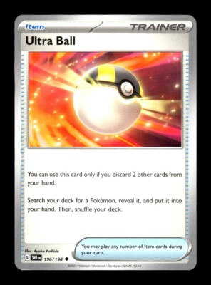 Pokemon Scarlet & Violet Ultra Ball 196/198 | eBay