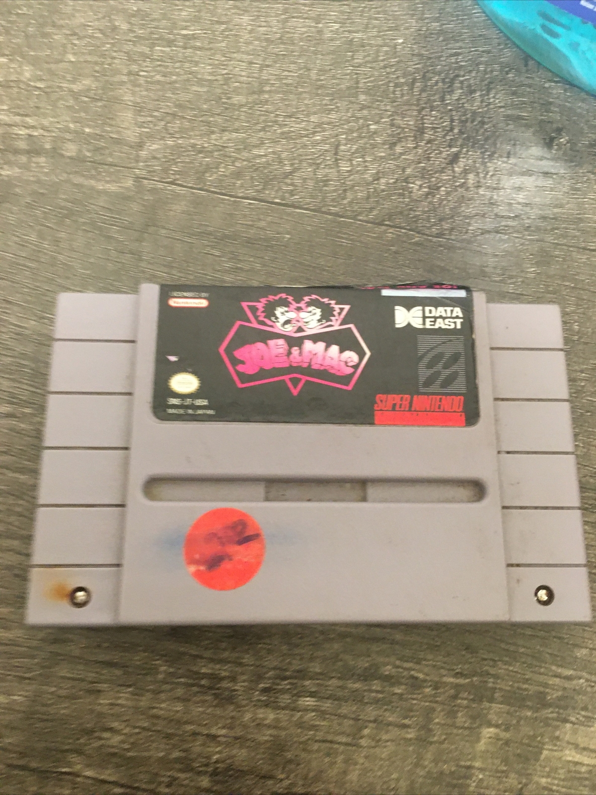 Joe & Mac (Super Nintendo Entertainment System, 1992) SNES Cart Only ...