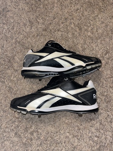 Reebok Ortholite Metal Cleats Baseball Black Mens Size 14 | eBay