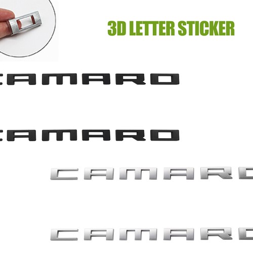 2PS FOR CHEVY CAMARO SIDE FENDER BADGE EMBLEM LETTERS NAMEPLATE 2010-15 ...
