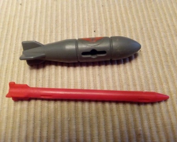 Vintage 1983 GI Joe Cobra F.A.N.G. Fang Parts 1 missile and 1 bomb | eBay