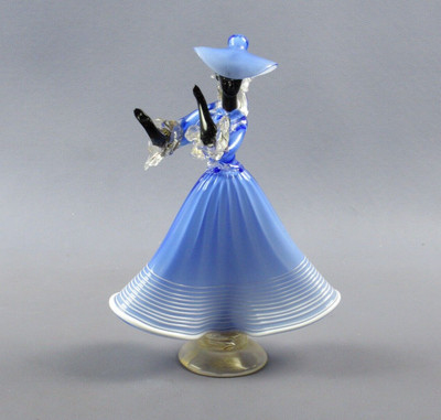 Sculpture Lady Glass Murano Statue Woman Decorative Object Vintage ...