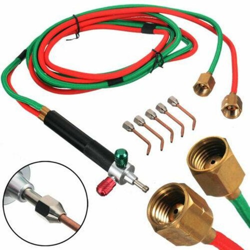 Mini Gas Welding Soldering Kit Oxygen Acetylene Torch Welder Tool with ...