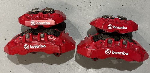 FRONT AND REAR BRAKE CALIPER CALIPERS SET ASSEMBLY LEXUS 16-20 GS-F GSF ...