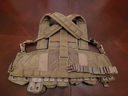 Eagle RRV Rhodesian Recon Vest Khaki Tan Chest Rig with pouches | eBay