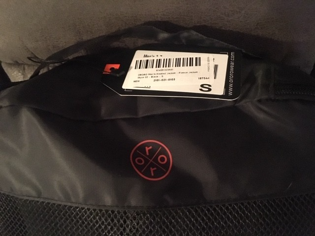 ORORO Mens Fleece Heated Jacket & Battery Pack - Black, Size S | eBay