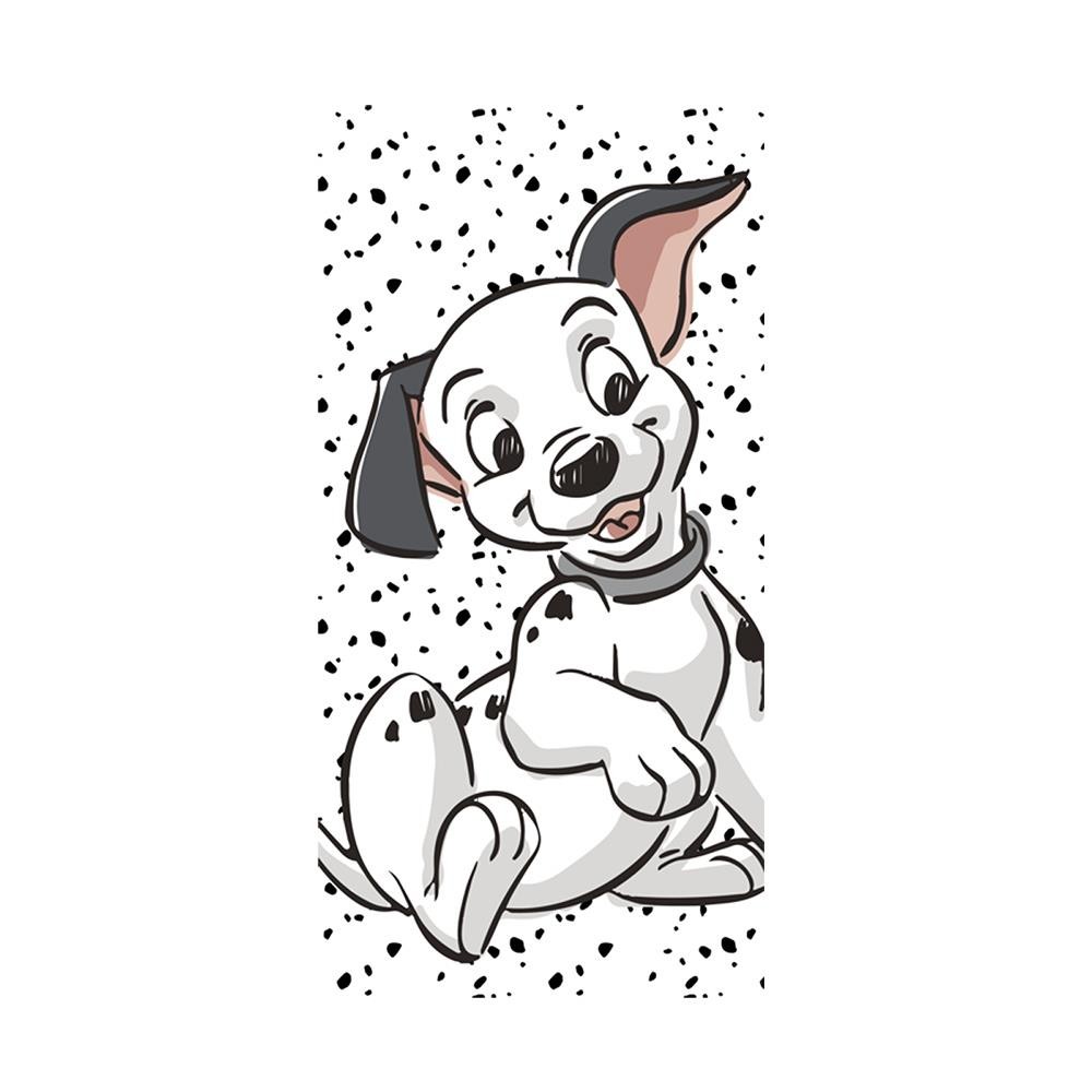 101 Dalmatians Bath Towel Lucky Large 140 x 70 cm Cotton Beach Pool ...