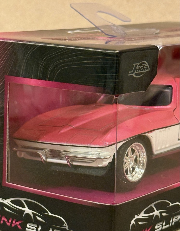 JADA PINK SLIPS - 1966 CHEVROLET CORVETTE 1:32 DIECAST - NEW VHTF PINK ...