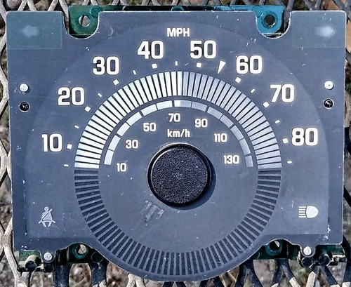 88-91 GMC Truck 1500 2500 3500 Instrument Cluster Speedometer Gauges ...