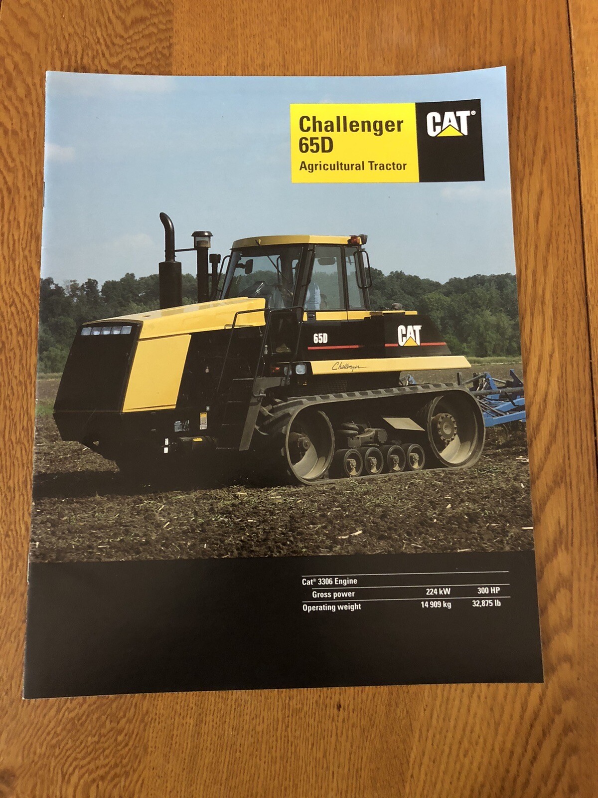 1995 CAT Caterpillar Challenger 65D Ag Tractor Advertising Sales ...
