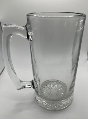 LIBBEY 25oz Clear Glass Sports Mug No. 5272 H-7 1/8", T-3 5/8" | eBay