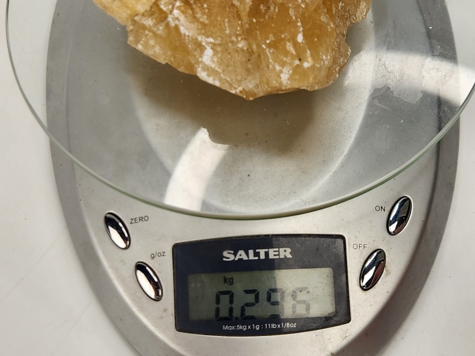Golden Honey Orange Calcite - Natural Raw Crystal - 296 g - Citrus Co ...