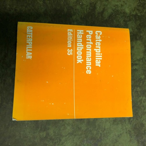 CATERPILLAR CAT PERFORMANCE HANDBOOK EDTION 35 MANUAL BOOK | eBay