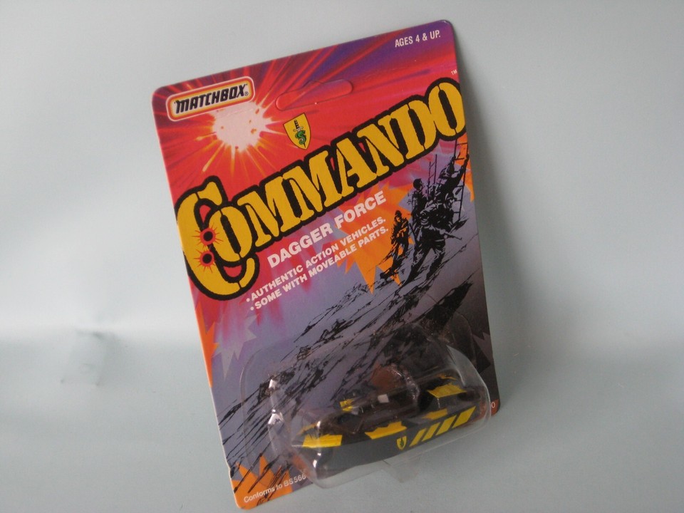 Matchbox Commando Police Launch Army in Blister Pack Toy Model 70mm ...