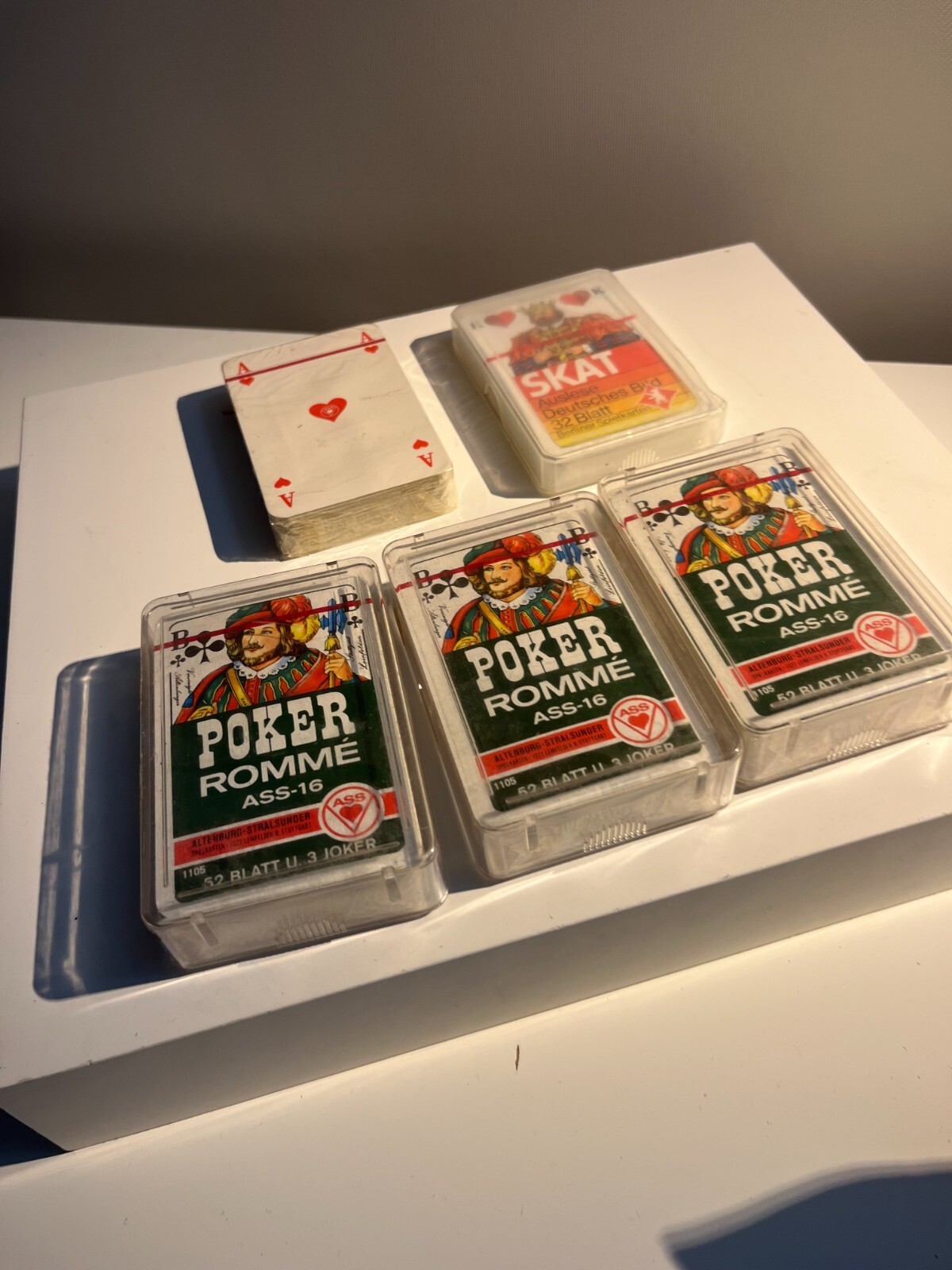 Vintage 1980s Romme Playing Cards Two Decks German Rummy Canasta Bridge ...