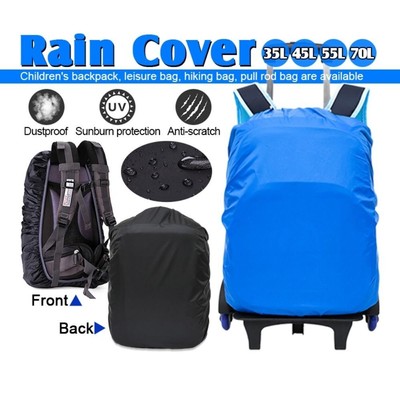 Blue Black Bag Cover 190D Polyester Waterproof Rain Cover Outdoor Bags ...