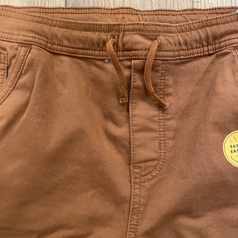 Boys Super Stretch Pull-on Taper Fit Jogger Jeans Cat & Jack Brown Size ...