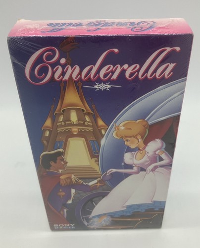 1990 Cinderella Vhs Tape, RARE Sony Wonder Version, Factory Sealed! | eBay