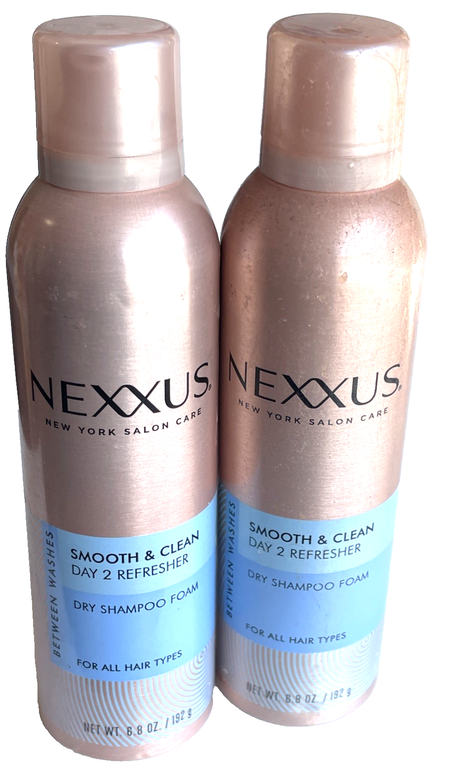 Lot of 2 Nexxus Between Washes Smooth Clean Dry Shampoo Foam Aerosol 6 ...
