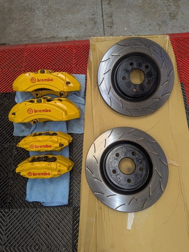 Jeep/Durango Srt brembo brakes Set With Front Rotors & Pads | eBay