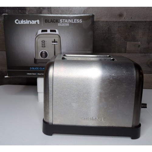 Cuisinart 2-Slice Classic Metal Toaster - Black Stainless Collection ...