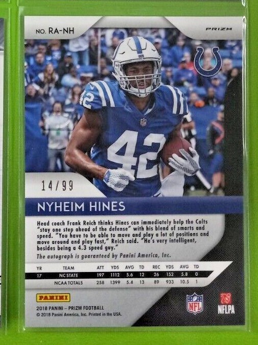 AUTOGRAPH Auto RC ROOKIE CARD variation listing NFL football cards ...