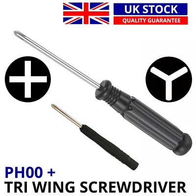 Screwdriver Set for Nintendo Controllers Consoles 1.5mm + 2.5mm Tri ...