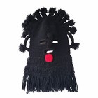 NEW Handmade Aya Huma Diablo Umo Inca's Adult Mask Ecuador Black Inti ...