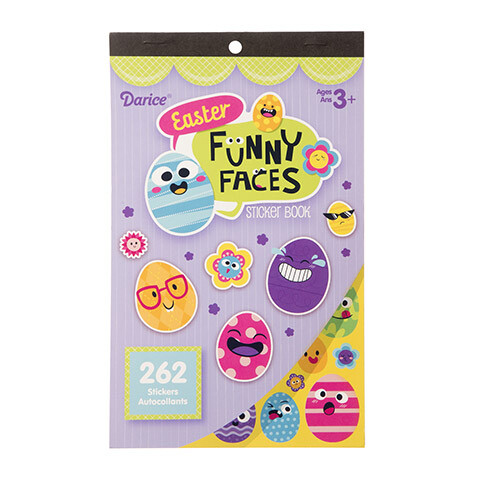 Darice Easter Funny Faces Sticker Book: 262 stickers w | eBay