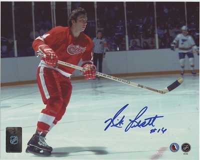 NICK LIBETT DETROIT RED WINGS SIGNED 8x10 PHOTO w/ COA | eBay