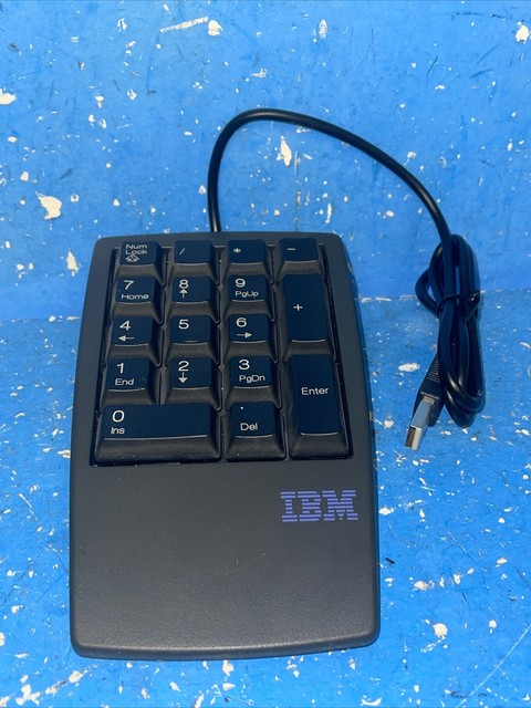IBM Model No Ku-9880 Number Pad 10 Key Keypad Keyboard Rev A01 Black ...