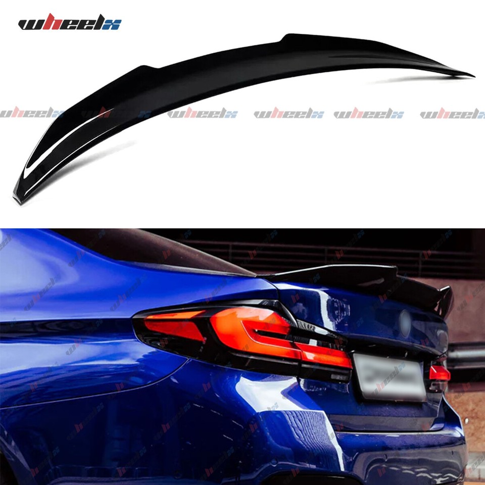 PSM Style Gloss Black Trunk Spoiler For 2017-2023 BMW G30 530i 540i ...