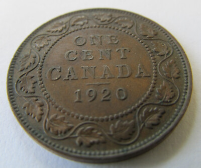 1920 Canada Large Cent George V, KM #21 | eBay