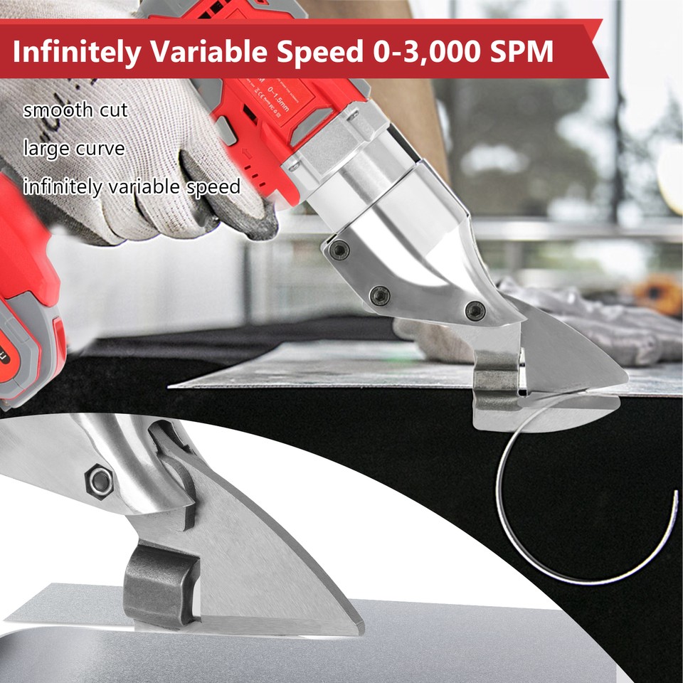 Heavy Duty Electric Metal Cutting Shears Sheet Shear Cutter Power Tool ...