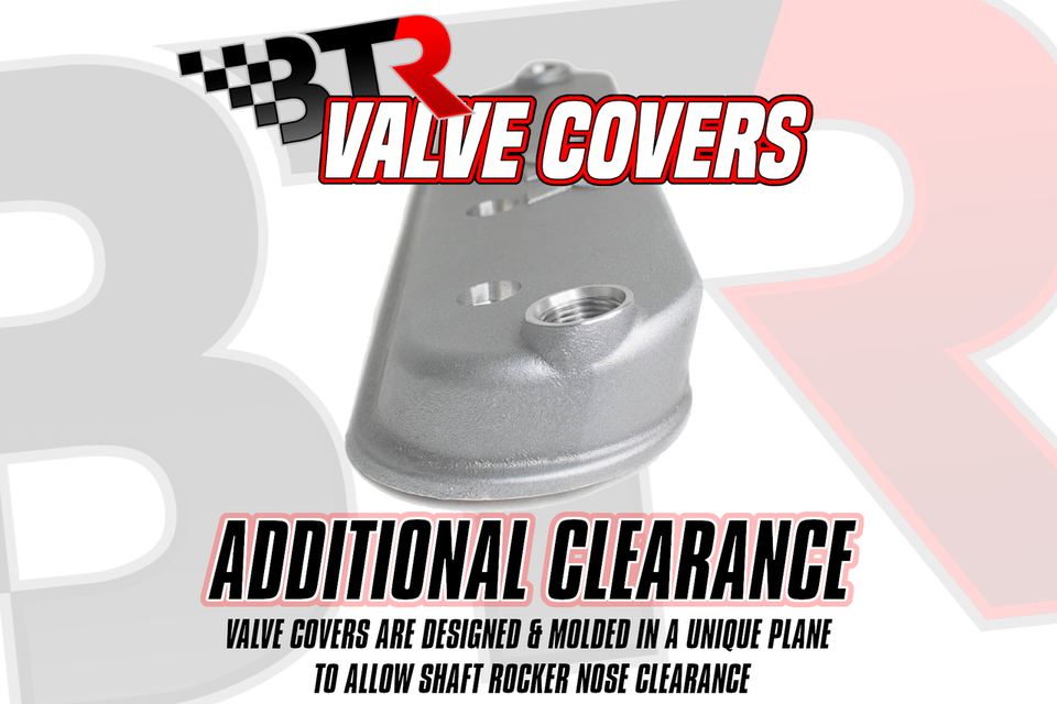 BTR Black LS Valve Cover Pair -WITH Coil Mounts- Aluminum Brian Tooley ...