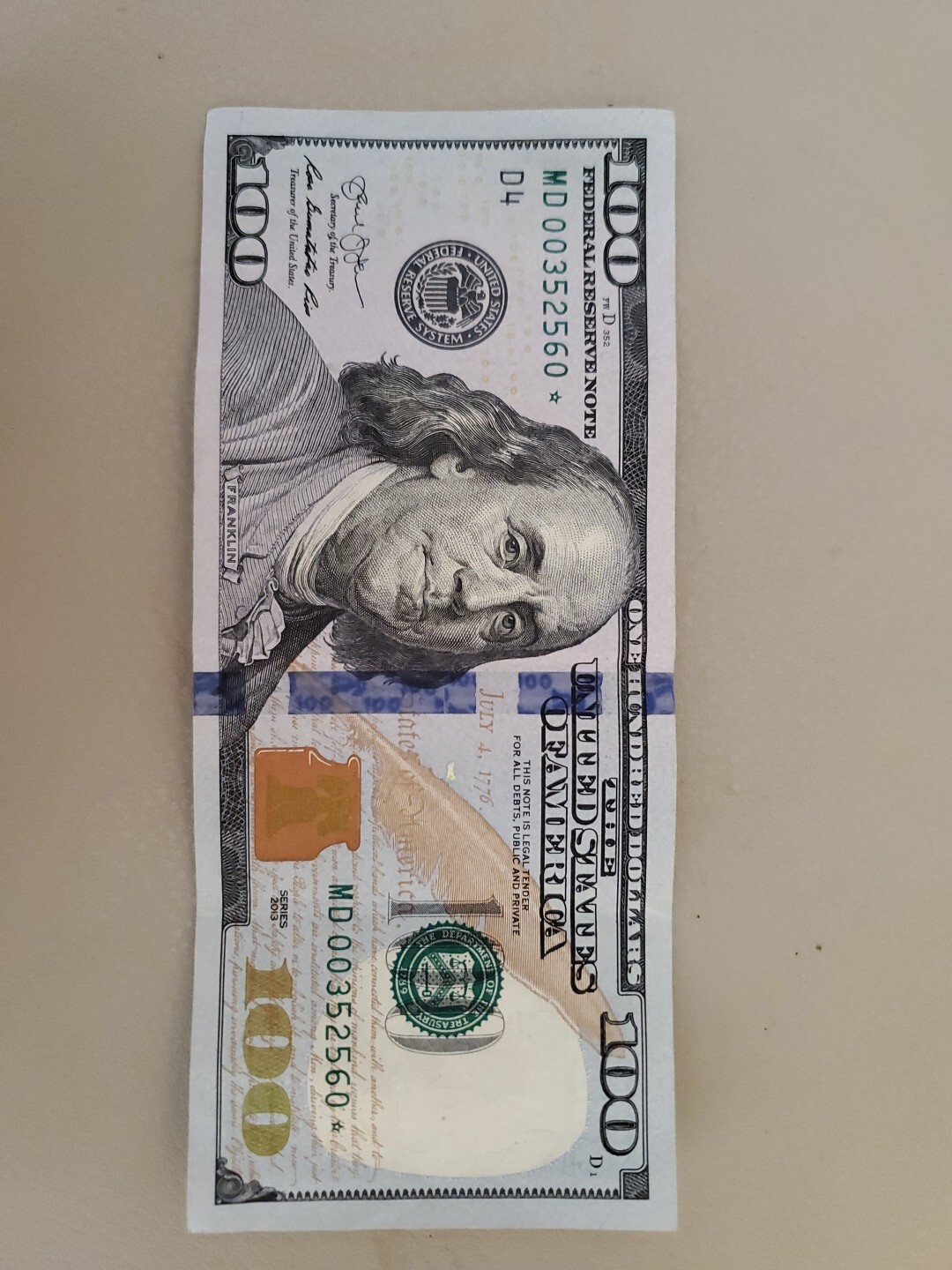 Series 2013 US One Hundred Dollar Bill Star Note $100 - MD00352560 | eBay