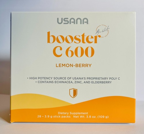 USANA Booster C 600™ Seasonal immune support supplement lemon-berry ...