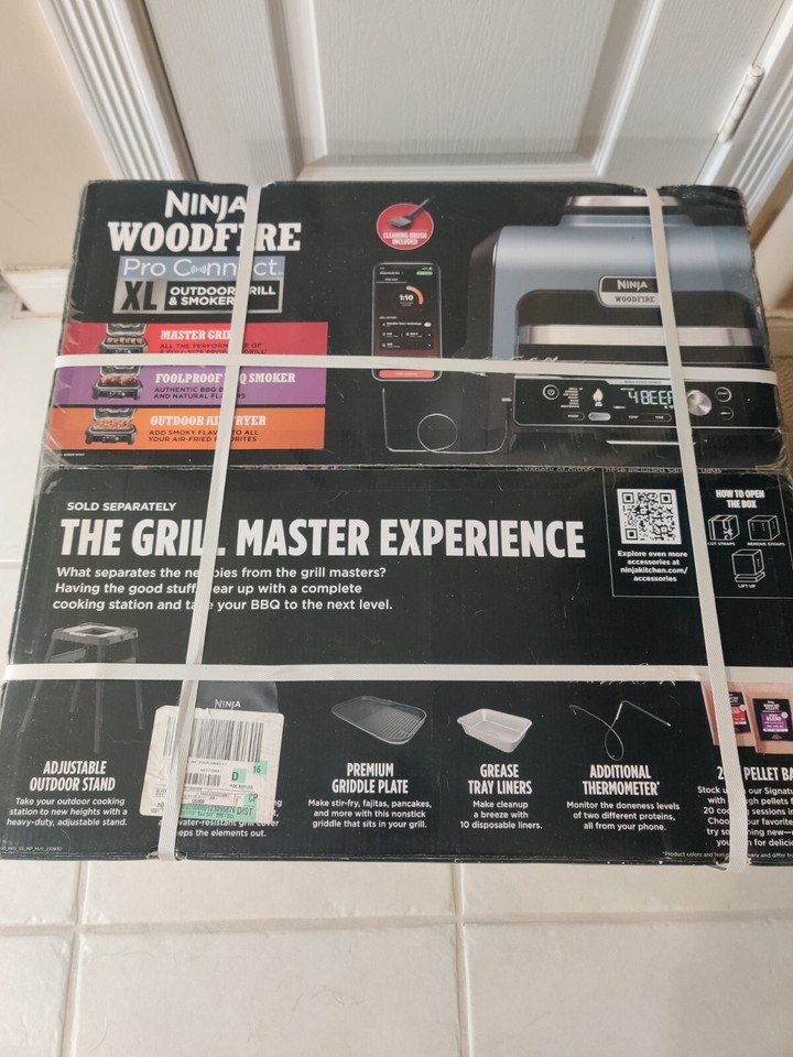 Ninja Woodfire ProConnect XL Outdoor 7-in-1 Grill & Smoker OG900 NEW ...