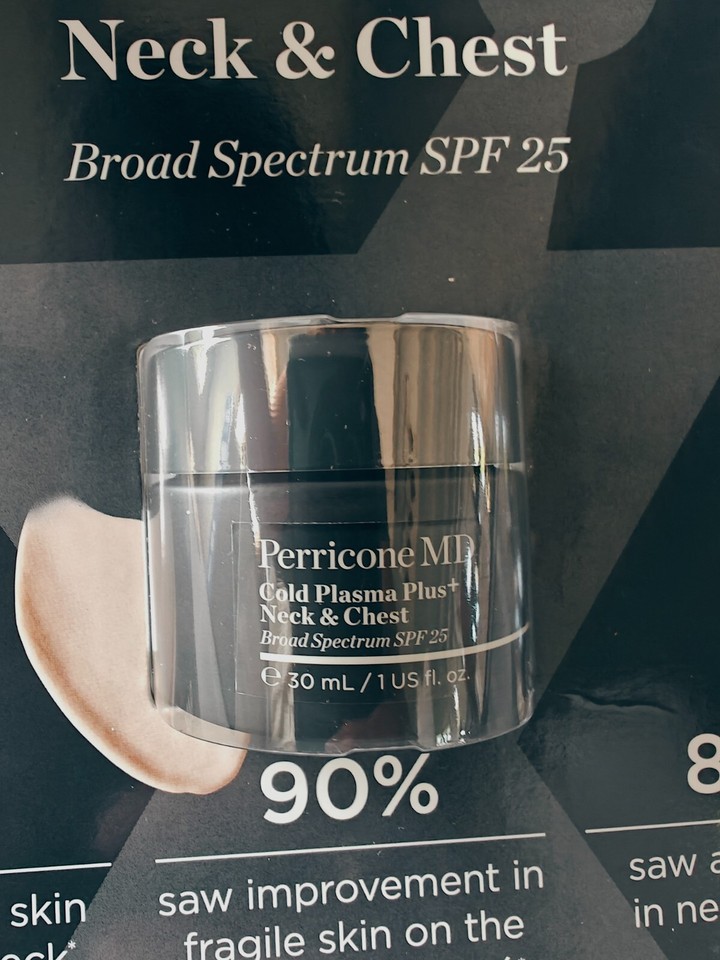 NEW Perricone MD Cold Plasma Plus+ Neck & Chest Broad Spectrum SPF 25 ...