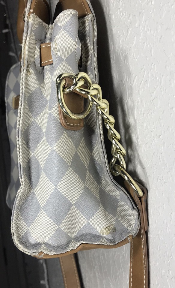 Marc Fisher Check Mate Satchel | eBay