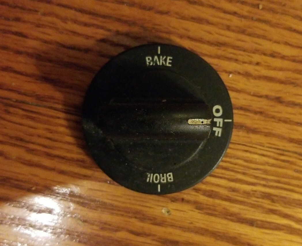 ROPER ESTATE WHIRLPOOL Range Oven Selector Knob Black 3196030 AP2989831 ...