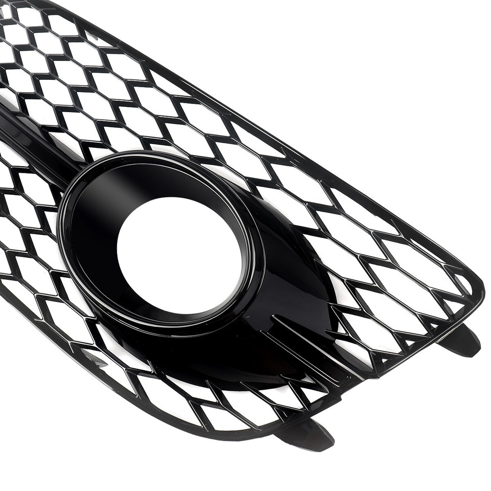 2X Honeycomb Look Front Bumper Fog Light Grille Cover For Audi Q3 S ...