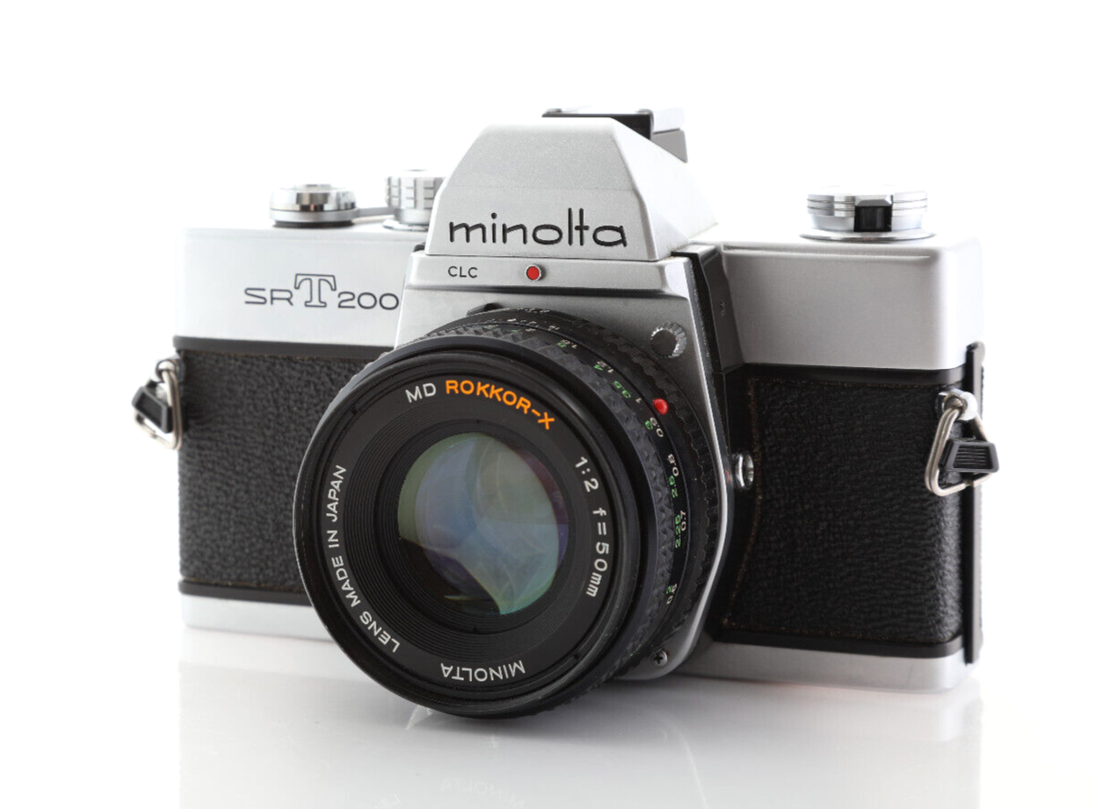 Minolta SRT 200 35mm Slr Camera W/ 58mm F/2 | eBay