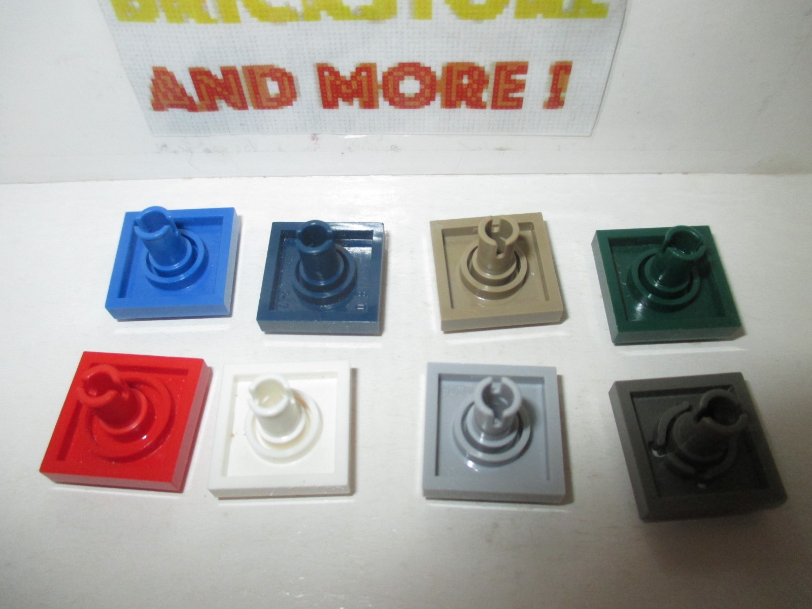 Lego - Plaque Plate Modified 2x2 Pin on Bottom 2476 Choose color and ...