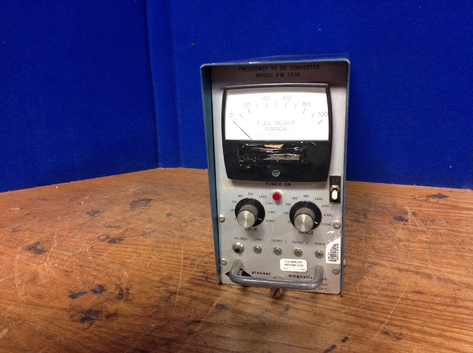 Pioneer Magnetics Inc. Frequency To DC Converter PM 1870 Power Supply ...