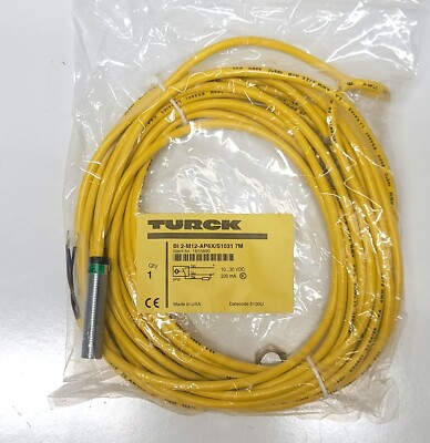 TURCK BI2-M12-AP6X/S1031 7M ProXimity Sensor 2mm Sensing Distance Flush ...
