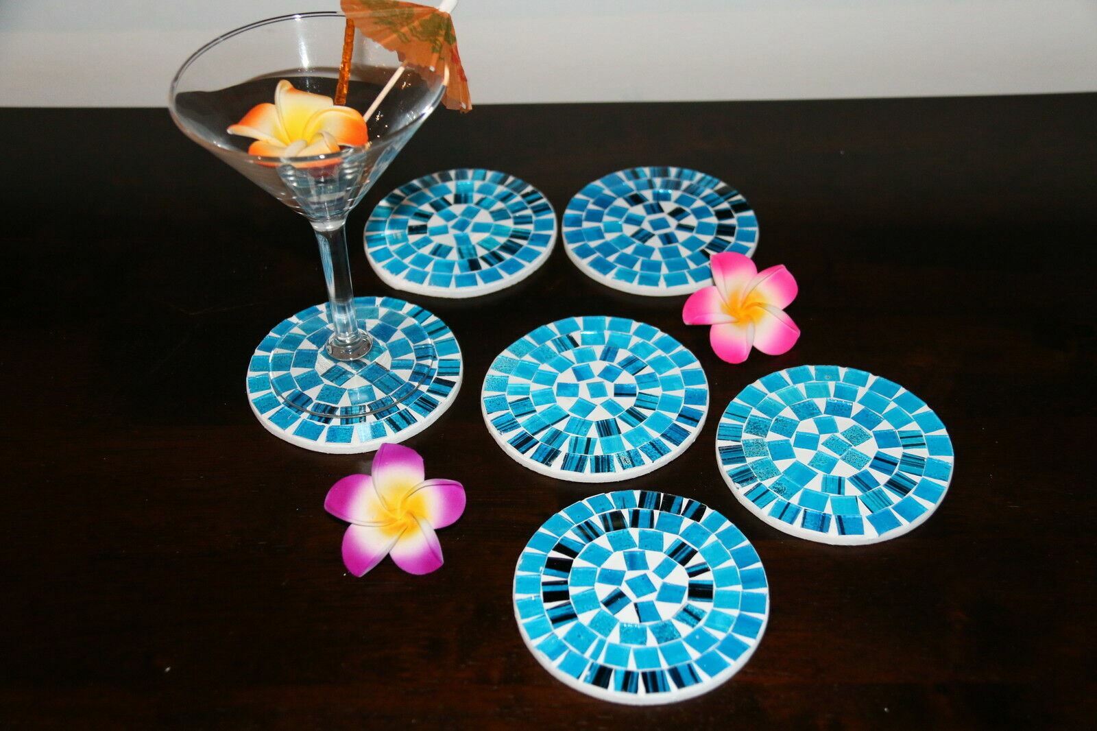 NEW Hand Crafted Balinese Mosaic Coasters - Bali Mosaic Coasters - MANY ...