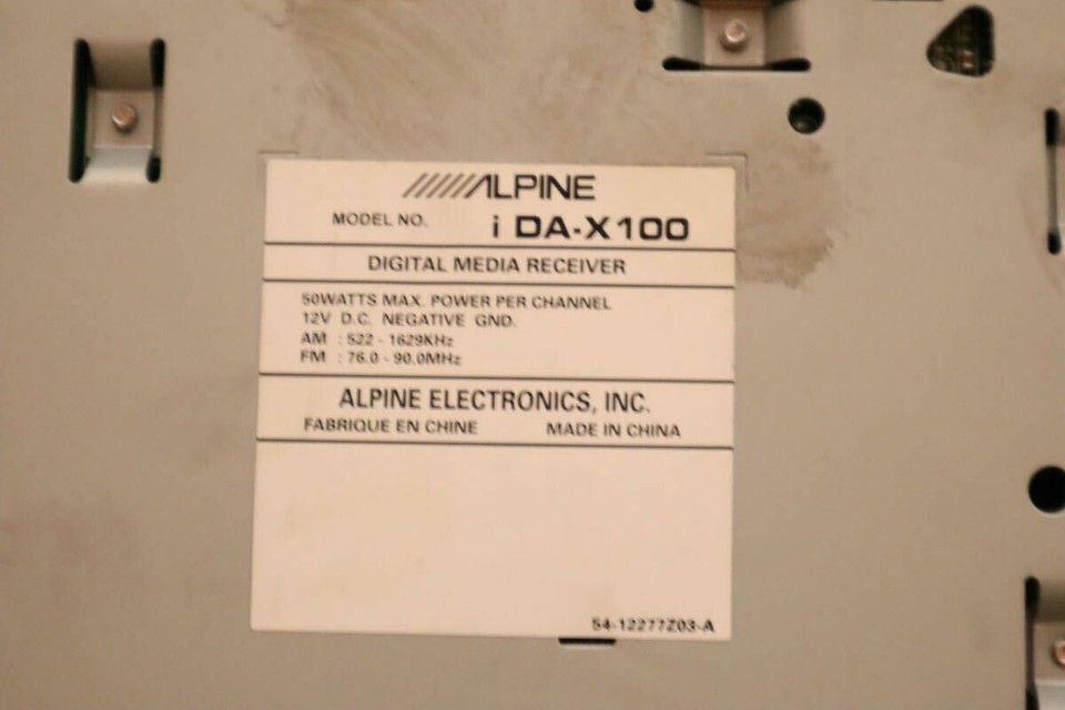 ALPINE iDA-X100 MP3/WMA/AAC USB BT Player Car Audio Used JP | eBay