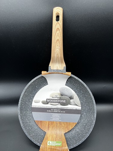 Natural Elements Woodstone Nonstick Fry Skillet 9.5" Kitchen Cookware ...