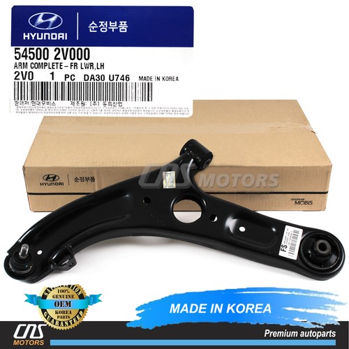 ⭐GENUINE⭐ Front Control Arm LEFT for 11-17 Hyundai Elantra Veloster ...